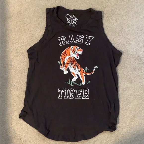 Chaser | Tops | Chaser Vintage Tiger Tank | Poshmark